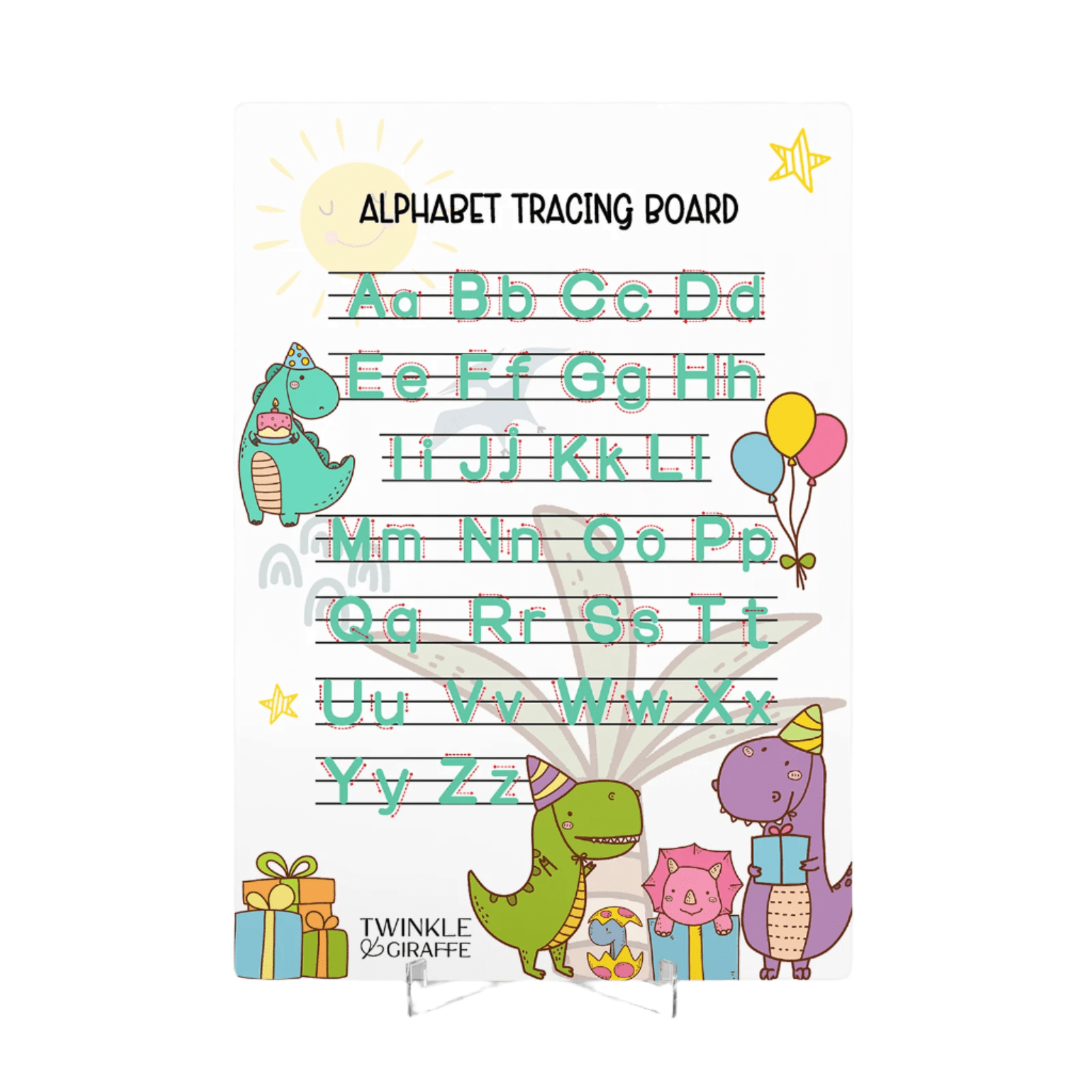 Interactive English Alphabet Tracing Acrylic Board | Twinkle and Gi...