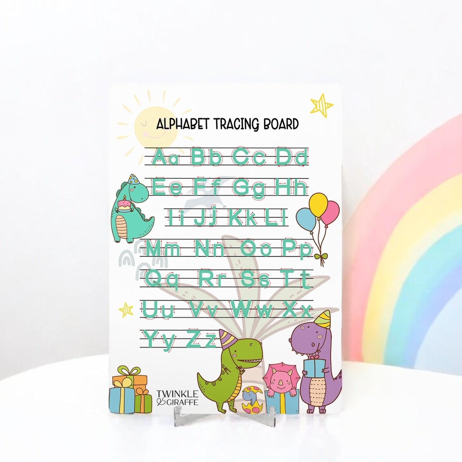 Interactive English Alphabet Tracing Acrylic Board | Twinkle and Gi...