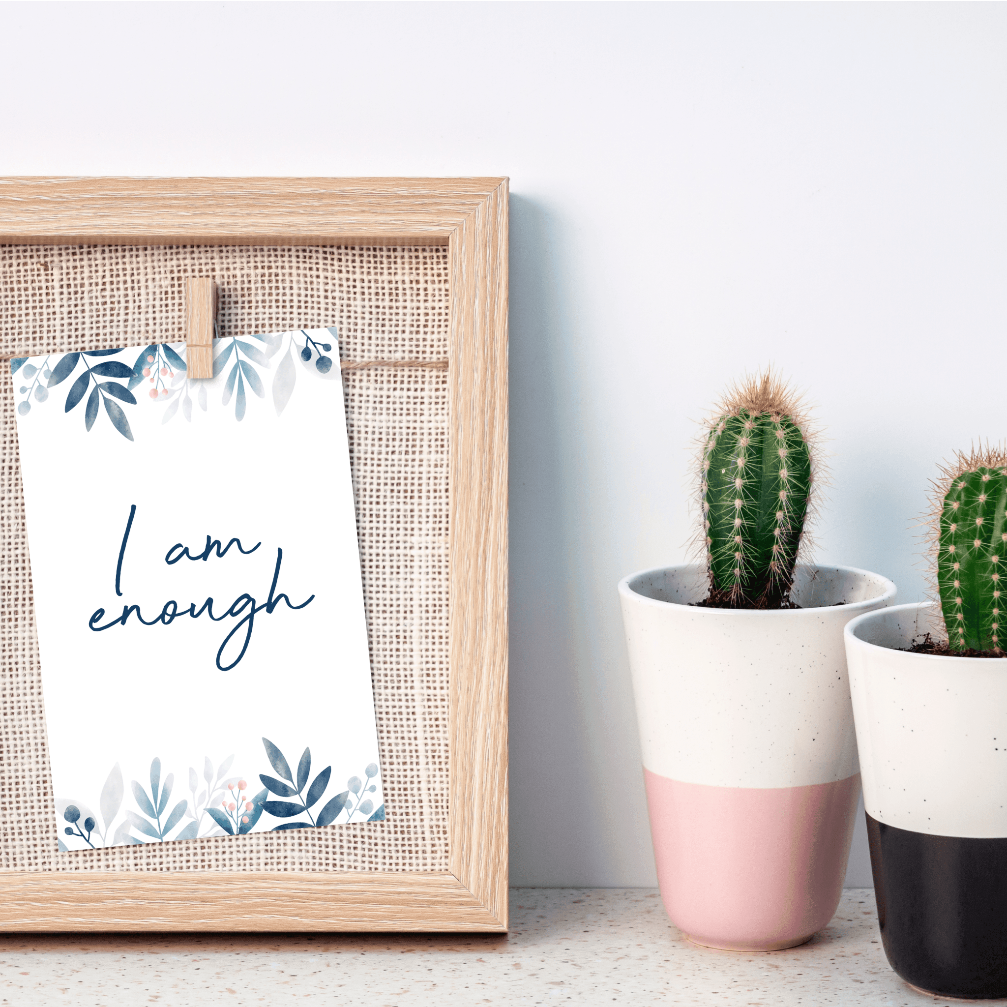 Watercolor Leaves Affirmation Cards - Set of 20 | Twinkle and Giraf...